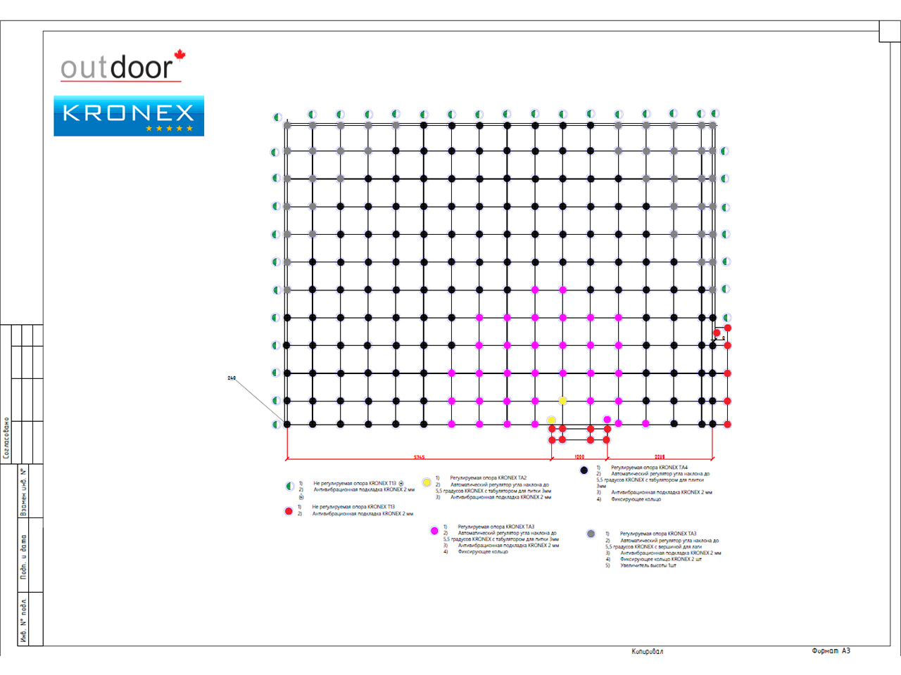 Настил из керамогранита на регулируемых опорах | Террасы в kronex-home.by