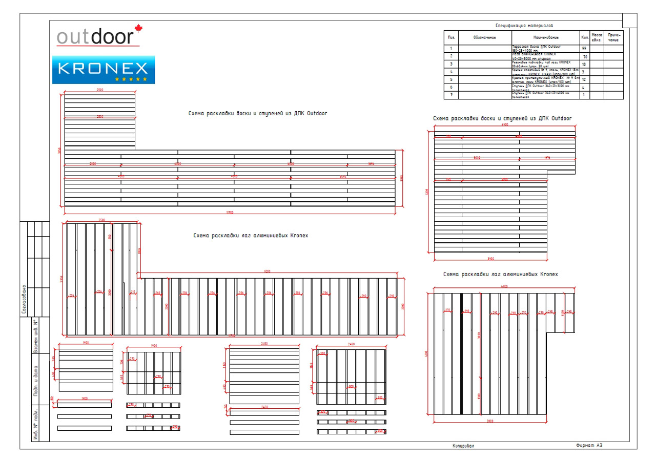 Терраса ДПК в загородном доме | Террасы в kronex-home.by